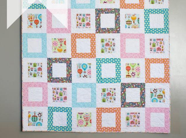 Framed Squares Quilt Pattern | FaveQuilts.com