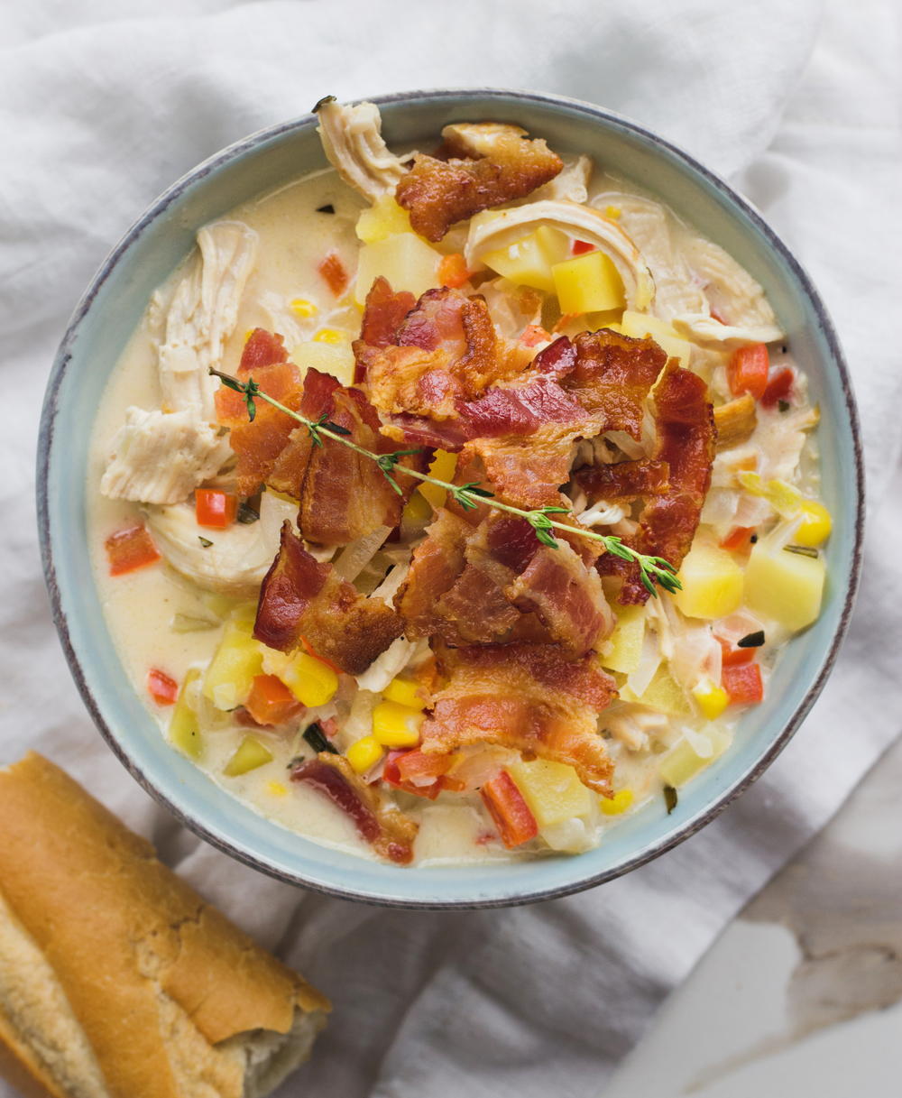 Chicken Corn Potato Chowder | RecipeLion.com