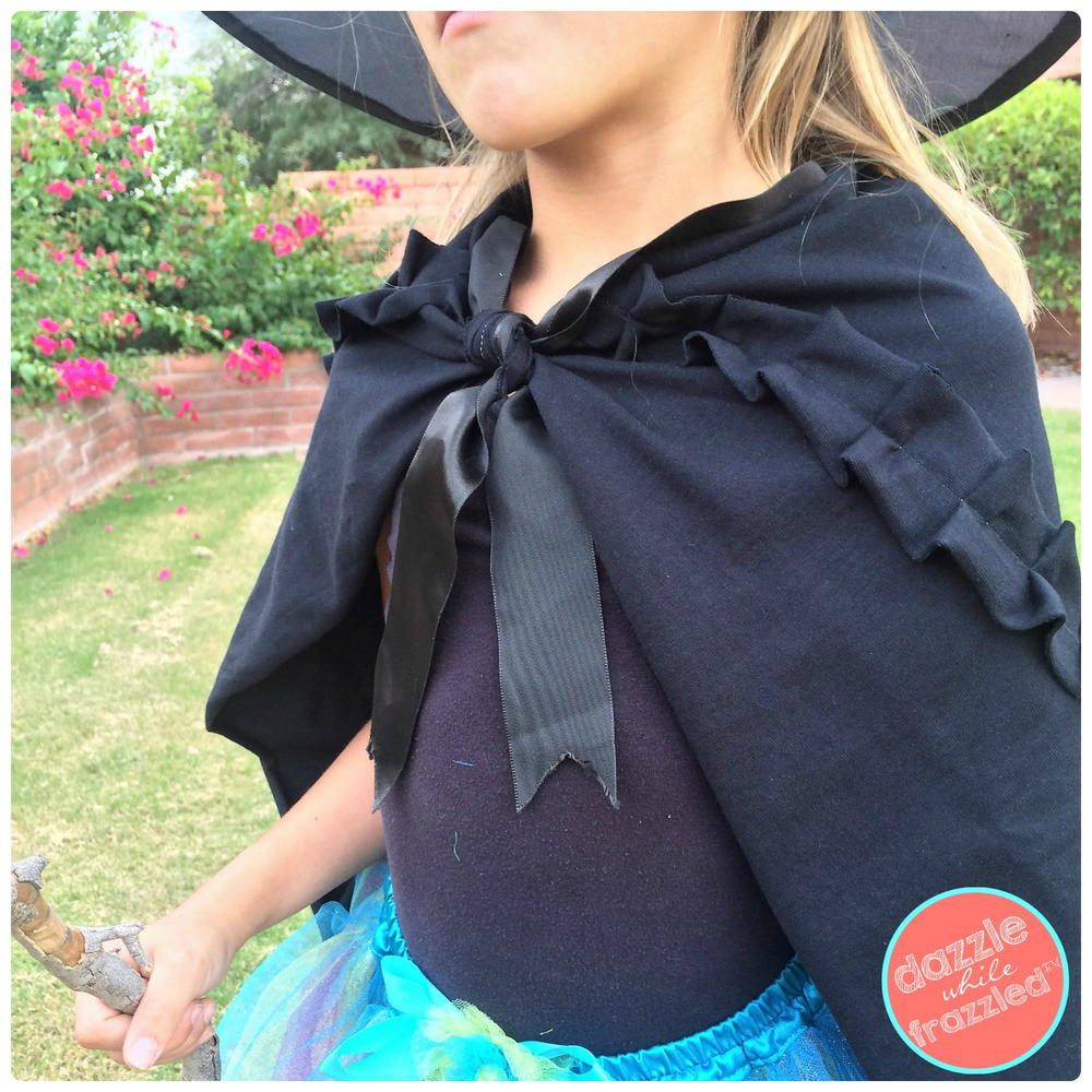 Halloween DIY Witch Cape | DIYIdeaCenter.com