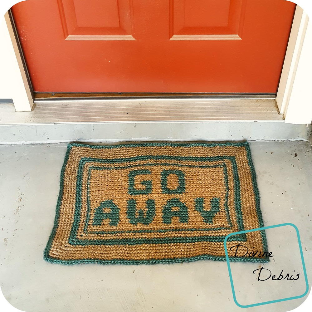 Go Away Doormat | FaveCrafts.com