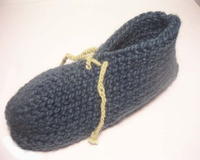 Grandma's Knitted Slippers (Printable Pattern) | FaveCrafts.com