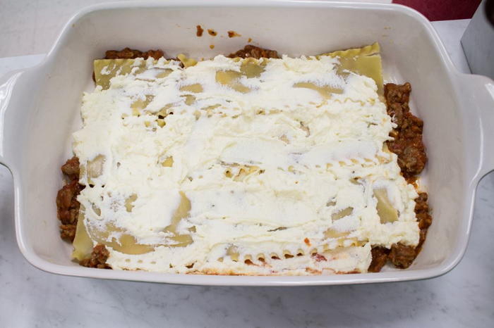 Classic Three Cheese Lasagna Recipe | AllFreeCasseroleRecipes.com