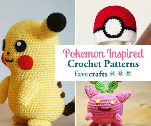 17 Pokemon Crochet Patterns You'll Adore | FaveCrafts.com