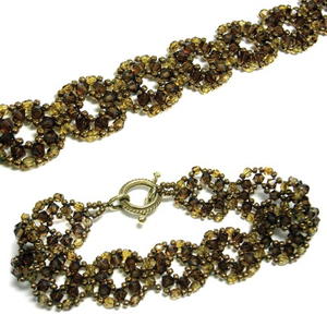 Crazy Sparkle Crystal Net Necklace | AllFreeJewelryMaking.com