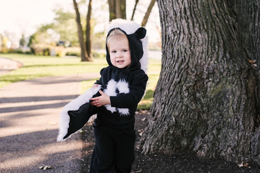 Lil Stinker Toddler Skunk Costume | FaveCrafts.com