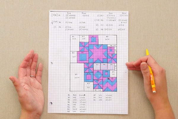How to Design a Quilt on Graph Paper (Video) | FaveQuilts.com