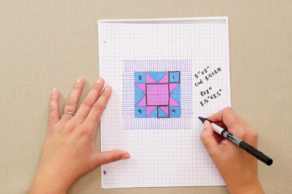 How to Design a Quilt on Graph Paper (Video) | FaveQuilts.com