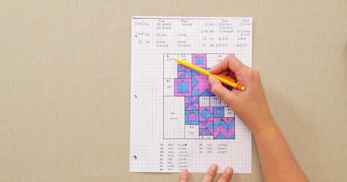 How to Design a Quilt on Graph Paper (Video) | FaveQuilts.com