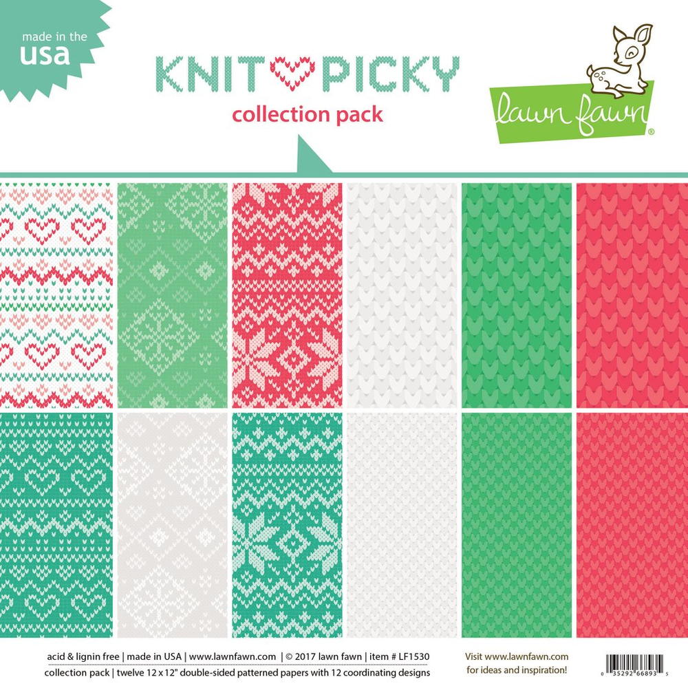 Knit Picky Paper Collection Pack | AllFreeChristmasCrafts.com
