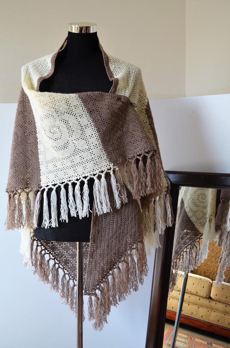 Rose Relief Shawl | AllFreeCrochet.com
