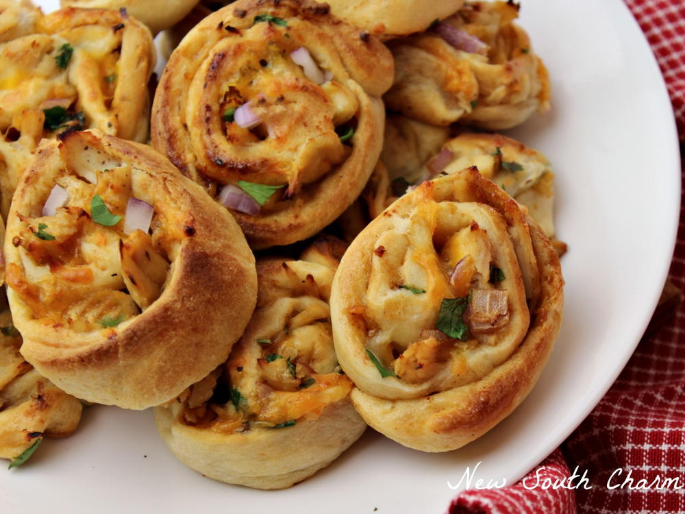 BBQ Chicken Pinwheels | RecipeLion.com