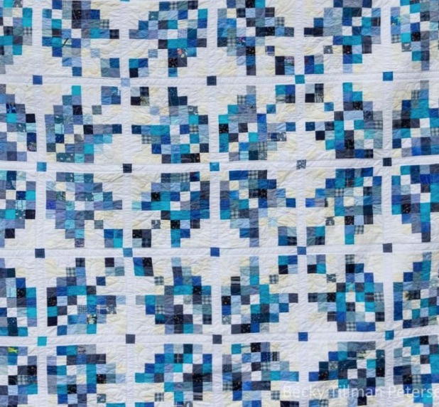 Norwegian Snowflakes Quilt Pattern | FaveQuilts.com