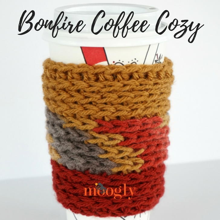 Bonfire Coffee Cozy | FaveCrafts.com