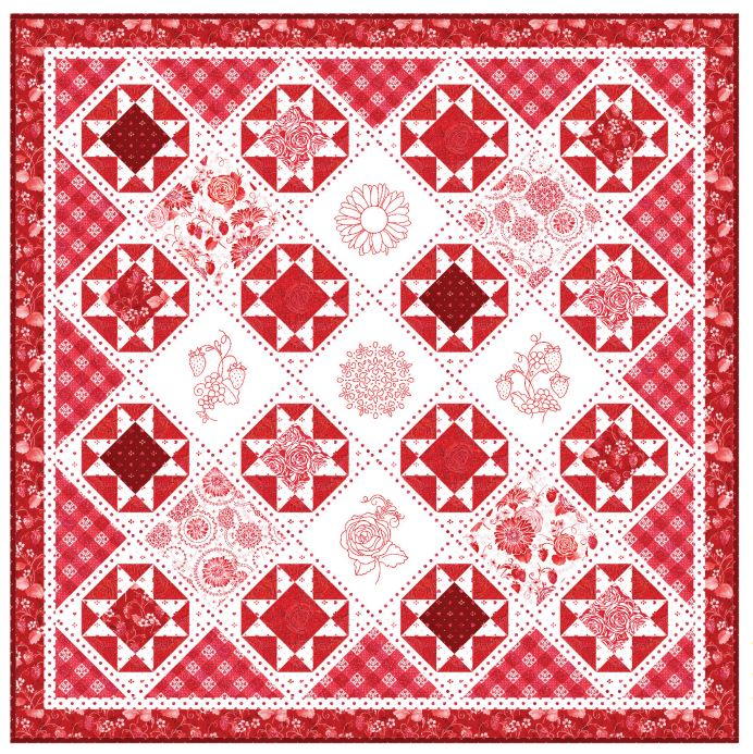 Sugar Crystal Quilt Pattern | FaveQuilts.com
