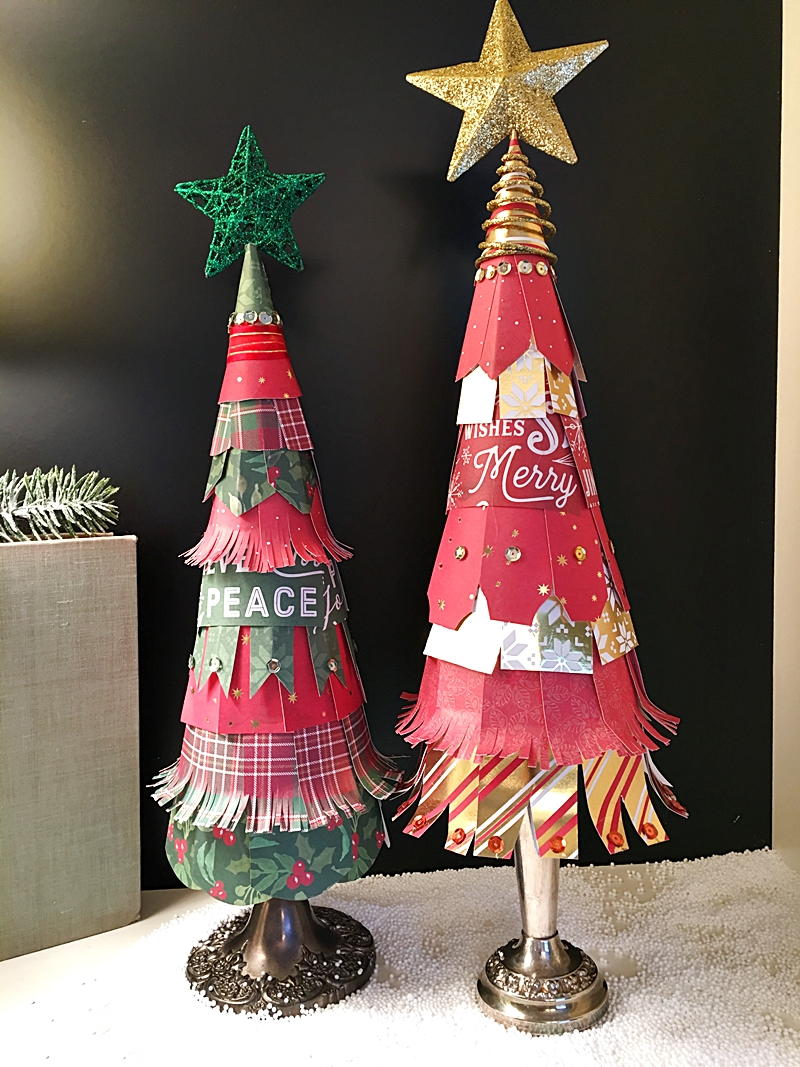Paper Christmas Trees | AllFreeChristmasCrafts.com