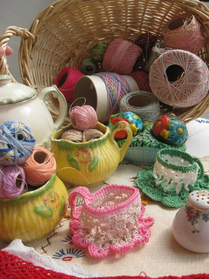 Twee Cup and Saucer | AllFreeCrochet.com