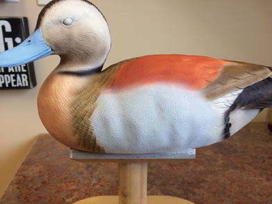 A Ringed Teal Drake Part Two: Painting | wildfowl-carving.com