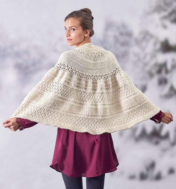 Winter Trellis Shawl | AllFreeKnitting.com
