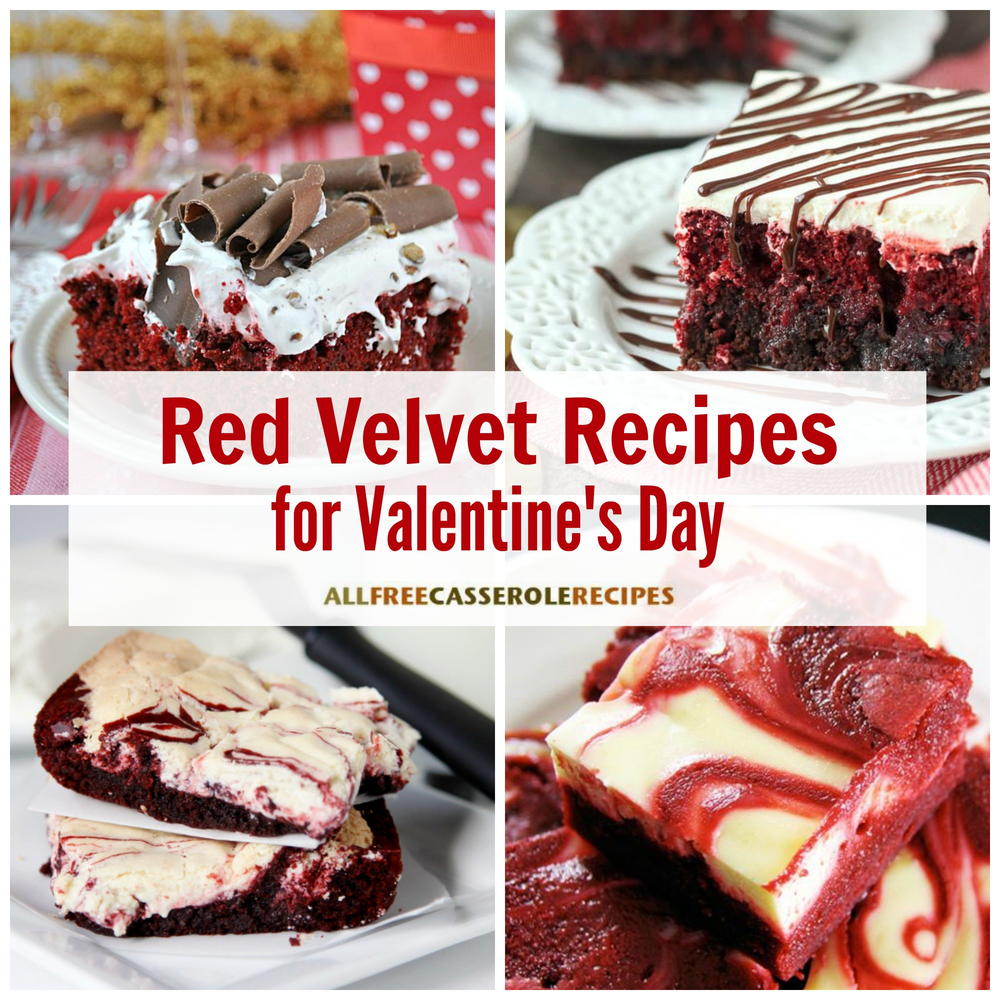 12 Red Velvet Recipes for Valentine's Day | AllFreeCasseroleRecipes.com