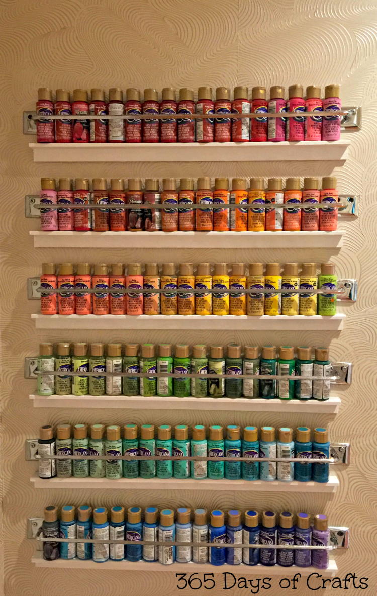 Paint Storage Idea | FaveCrafts.com