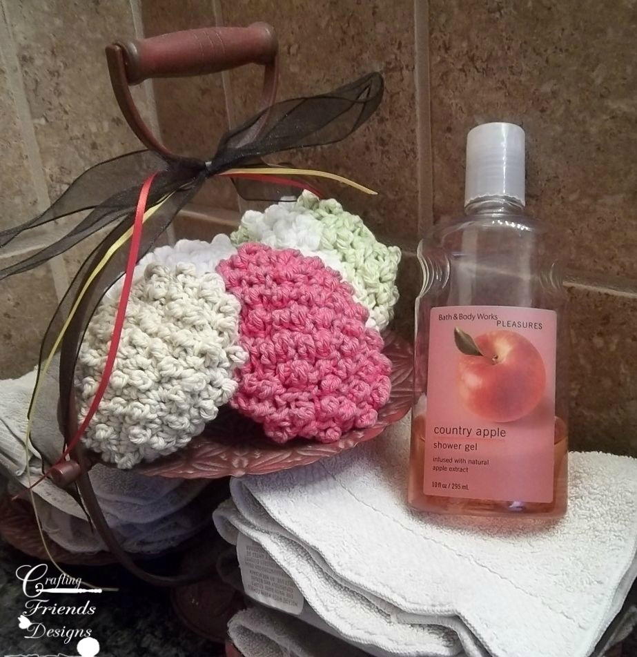 Bubble Scrubbie | AllFreeCrochet.com