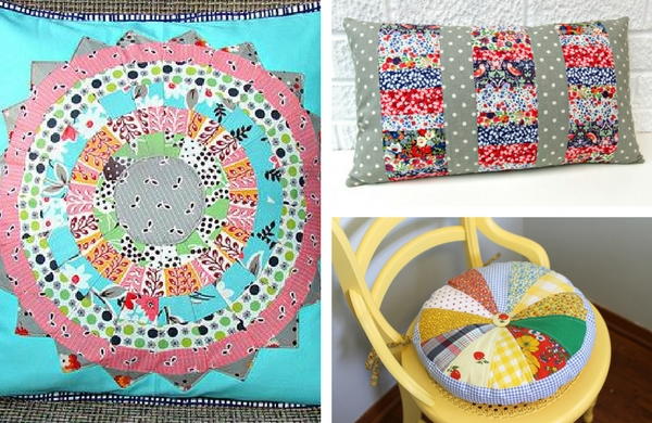 Our Favorite Pillow Patterns: 25 DIY Quilted Pillows | FaveQuilts.com