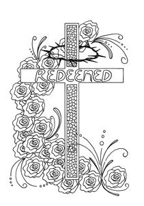 Redeemed Adult Coloring Page | FaveCrafts.com