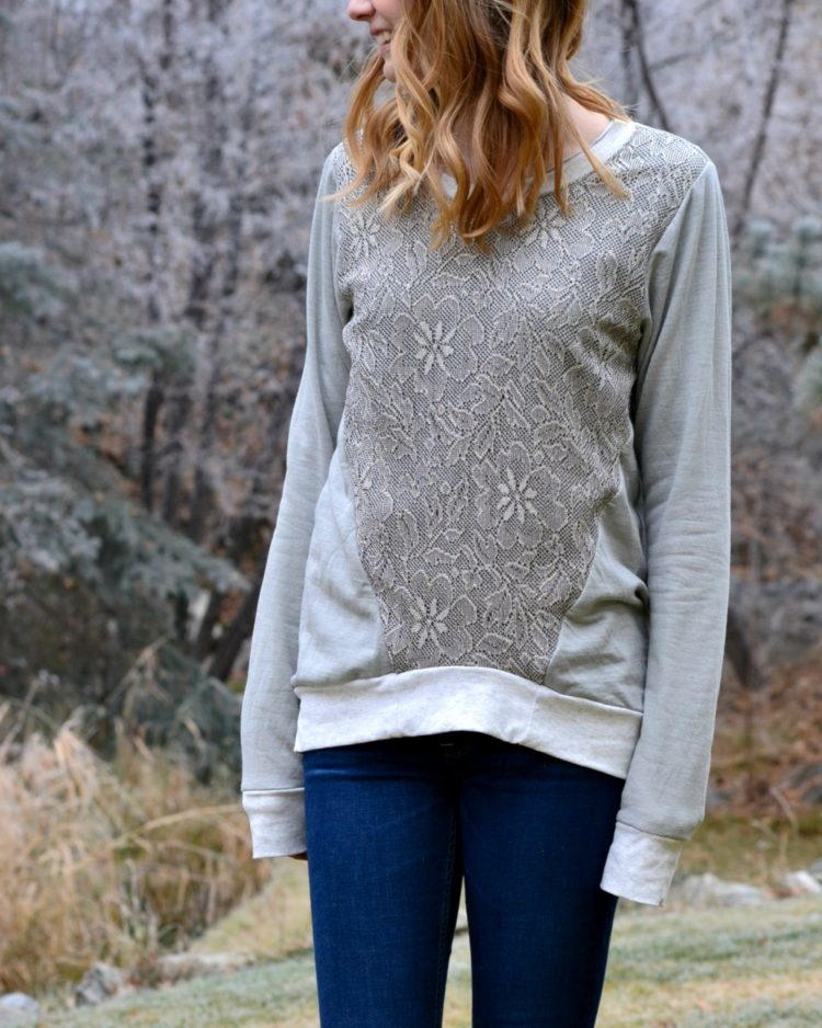 How to Add a Lace Overlay | AllFreeSewing.com