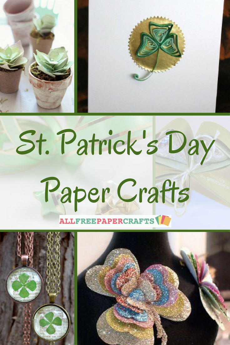 18 St. Patrick's Day Paper Crafts | AllFreePaperCrafts.com