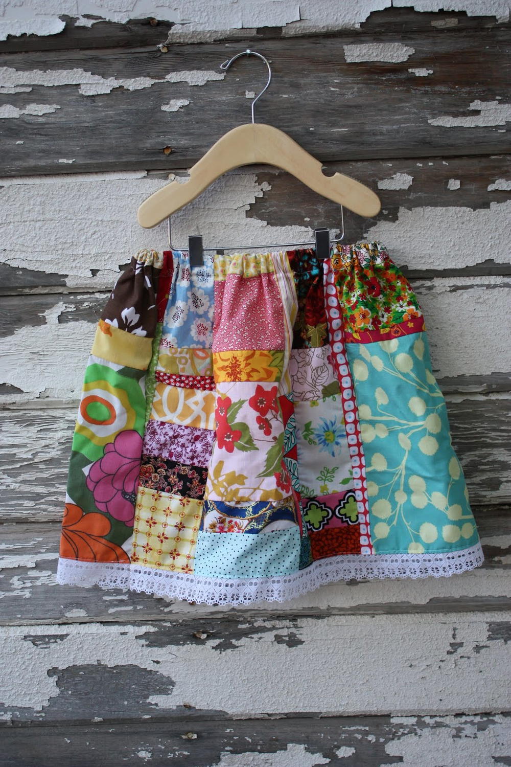 Scrappy Spring Skirt | AllFreeSewing.com