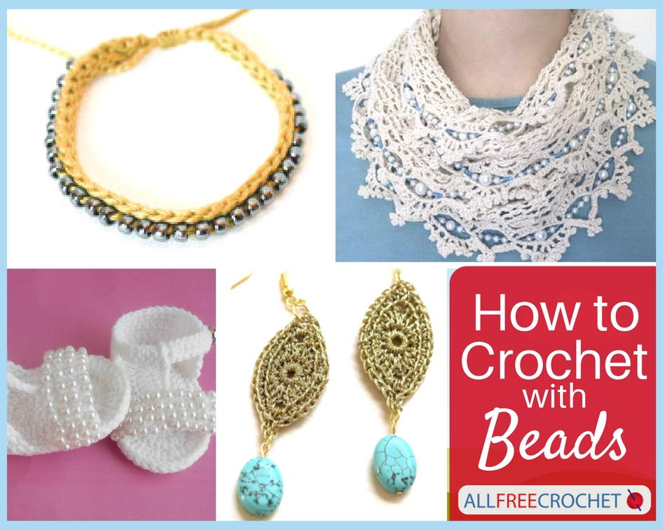 Crocheted Necklace from Trellis Ribbon | AllFreeCrochet.com