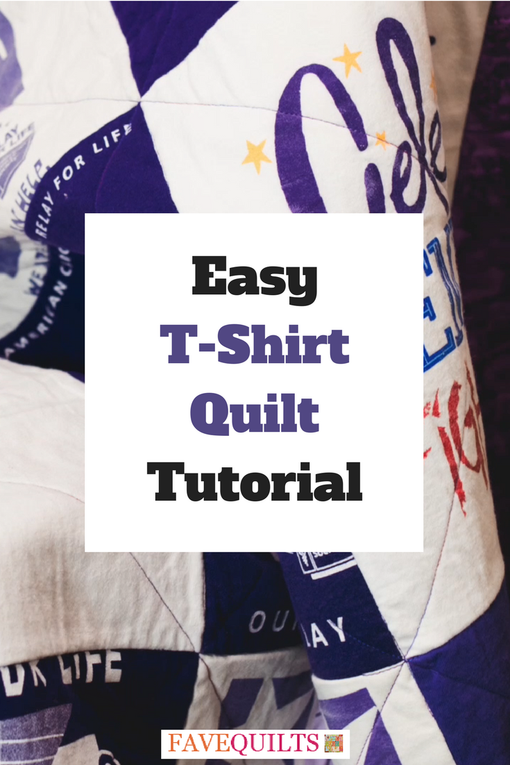 Easy T-Shirt Quilt (Video Tutorial) | FaveQuilts.com