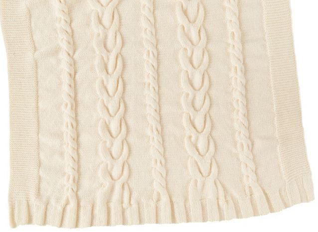 Wrapped in Luxury Cabled Knit Throw | AllFreeKnitting.com