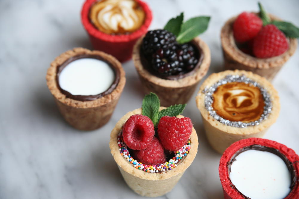 ChocAmo Cookie Cups | TheBestDessertRecipes.com