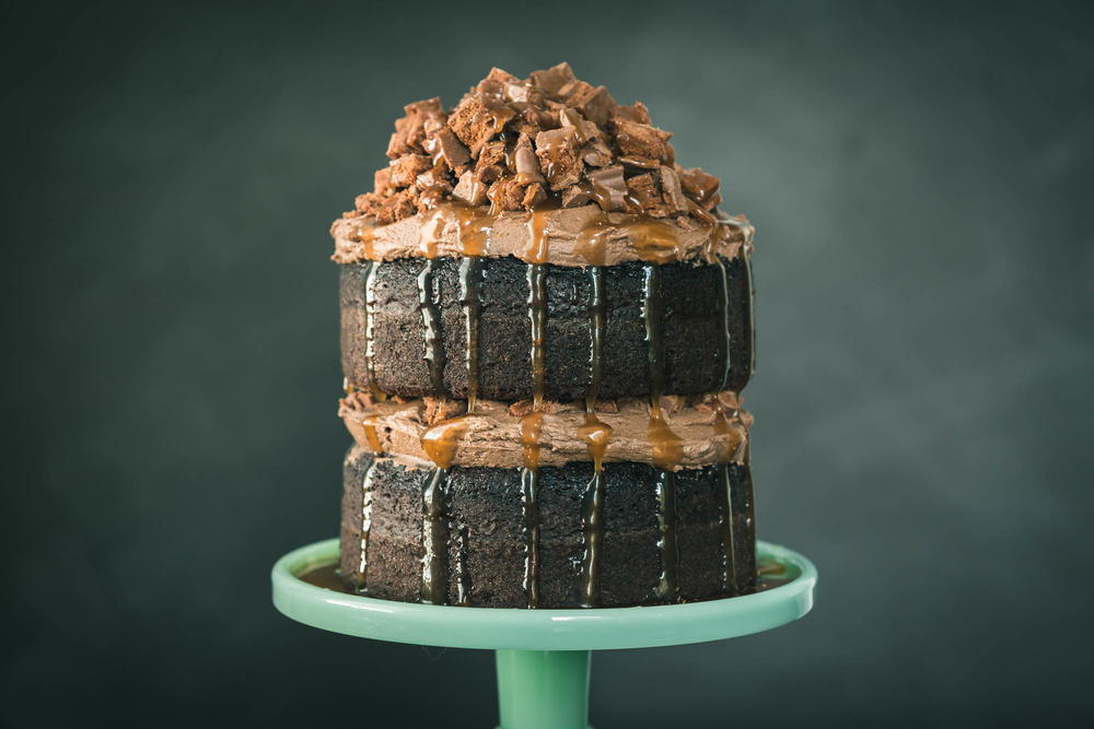 Tim Tam Cake with Mexican Chocolate Frosting | TheBestDessertRecipes.com