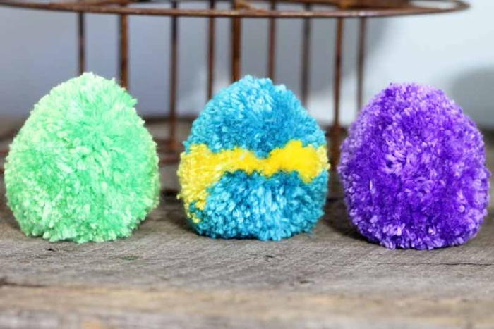 Easter Egg Pom Pom Craft | FaveCrafts.com