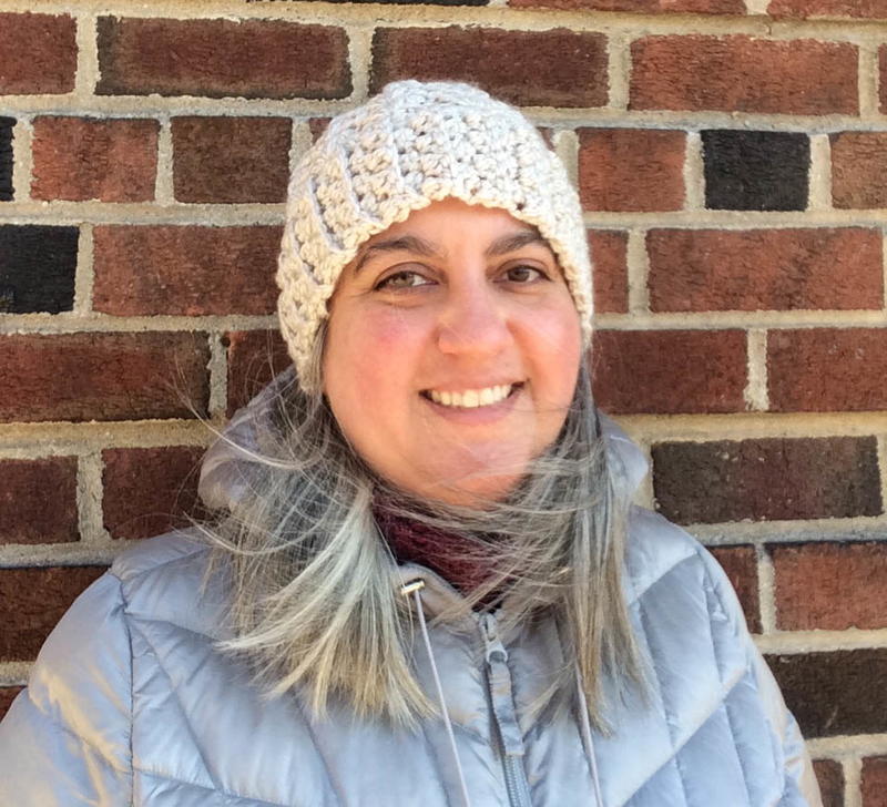 Chunky Double V-Stitch Hat | AllFreeCrochet.com