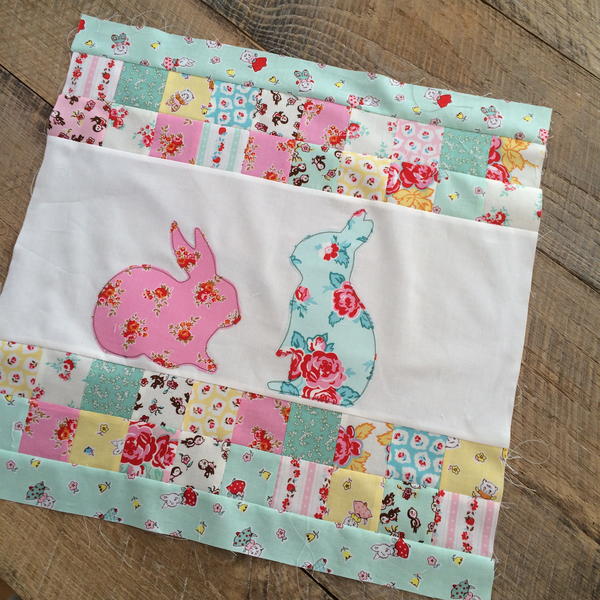 EZ Print Bunny Applique Pillow and Mini Quilt | FaveCrafts.com