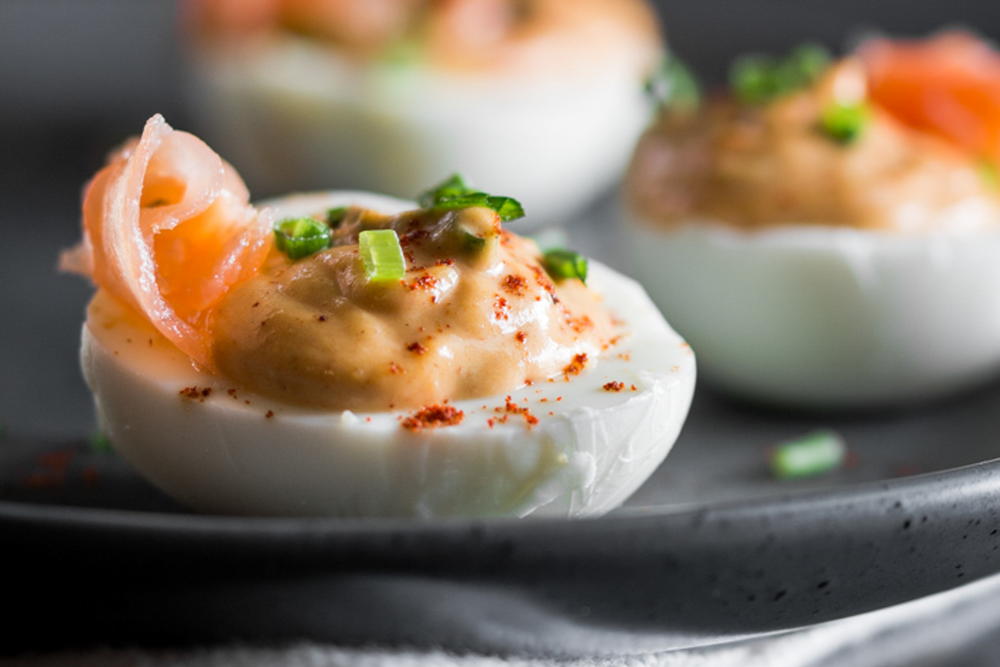 Smoky Deviled Eggs | RecipeLion.com