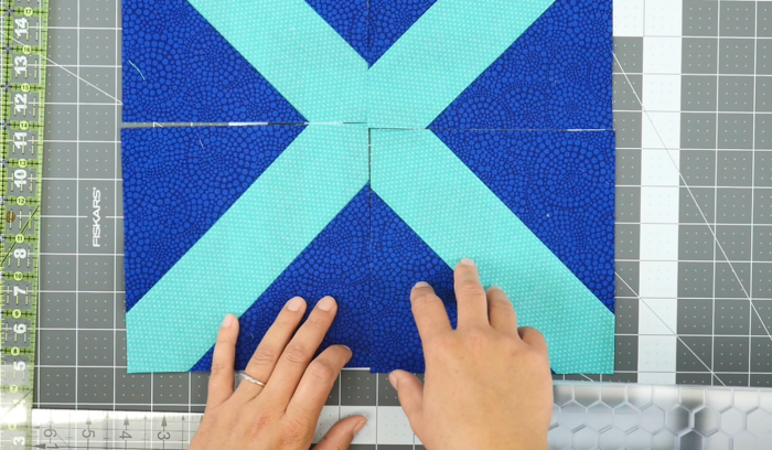 Lattice Square Quilt Block (Video Tutorial) | FaveQuilts.com