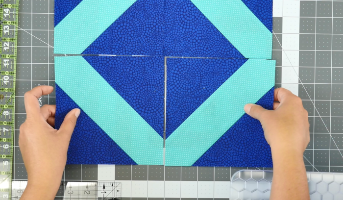 Lattice Square Quilt Block (Video Tutorial) | FaveQuilts.com