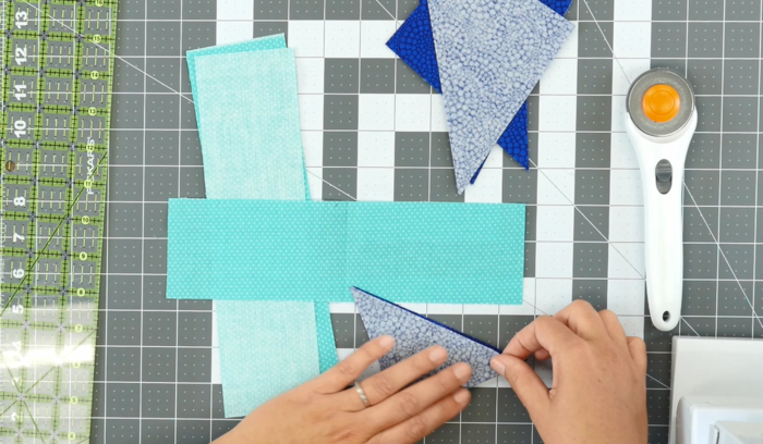 Lattice Square Quilt Block (Video Tutorial) | FaveQuilts.com