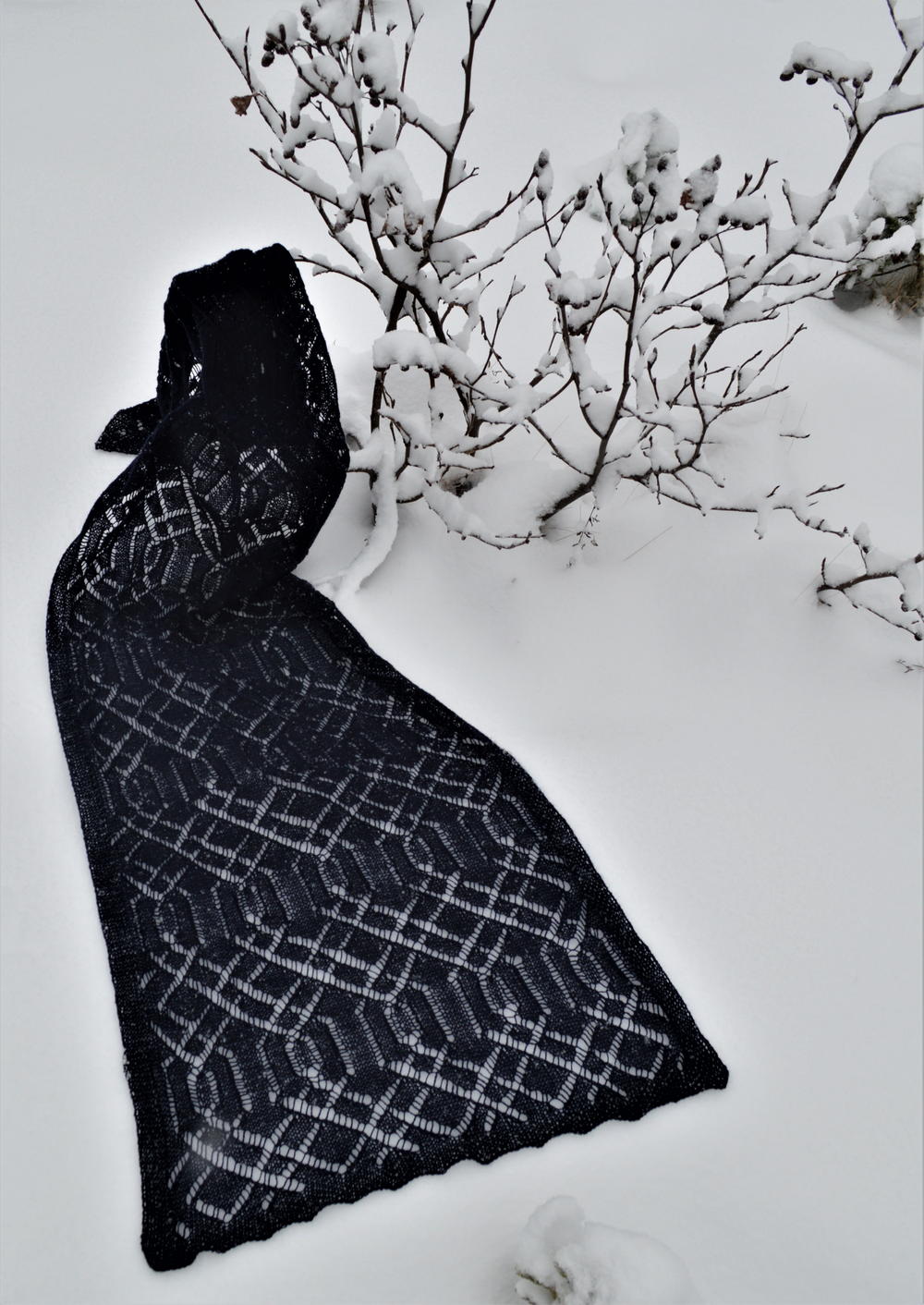 Twisted Threads Shawl | AllFreeKnitting.com