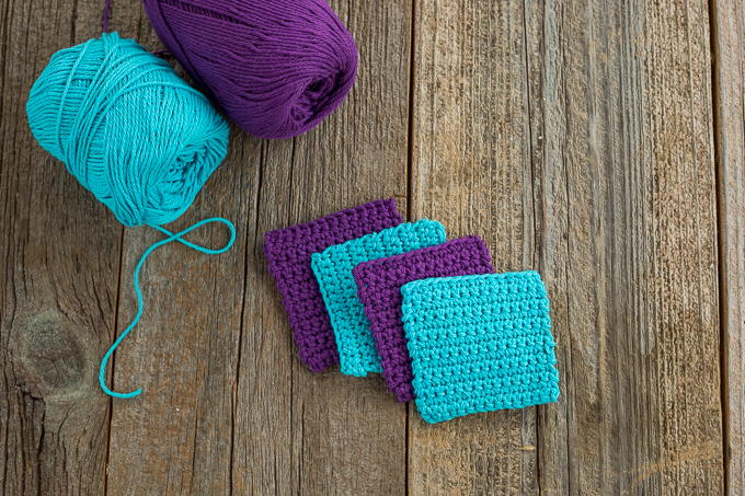 Easy Crochet Coasters | AllFreeCrochet.com