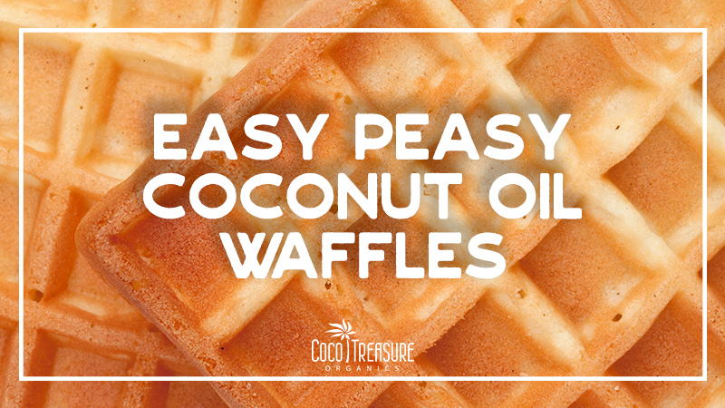 Easy Peasy Coconut Oil Waffles | RecipeLion.com