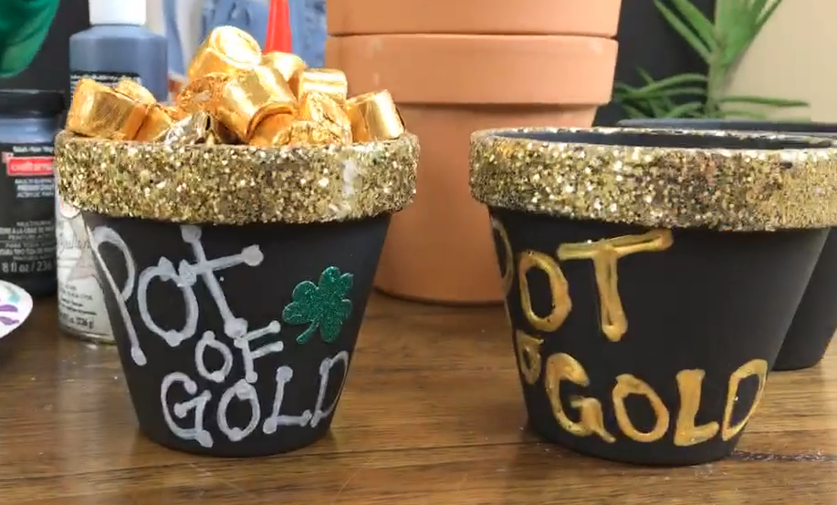 Pot O' Gold Clay Pot Craft | FaveCrafts.com