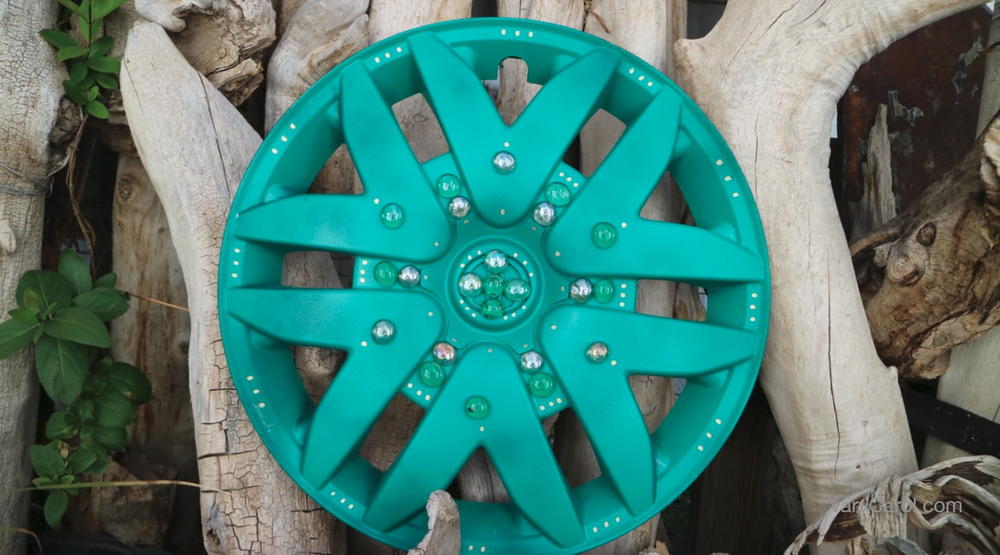 Jeweled Mandala Hubcap | FaveCrafts.com