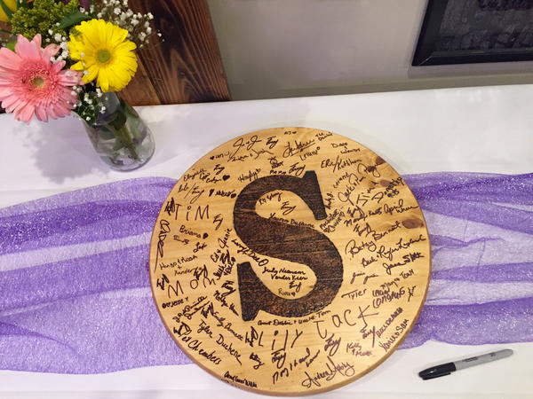 Modern End Table from Wedding Keepsakes | FaveCrafts.com