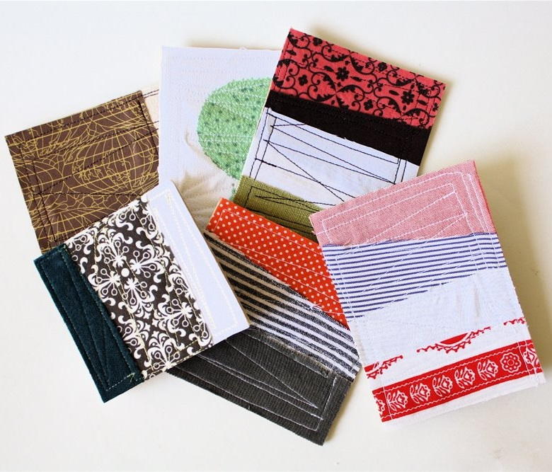 Quilted Notecards | AllFreeSewing.com