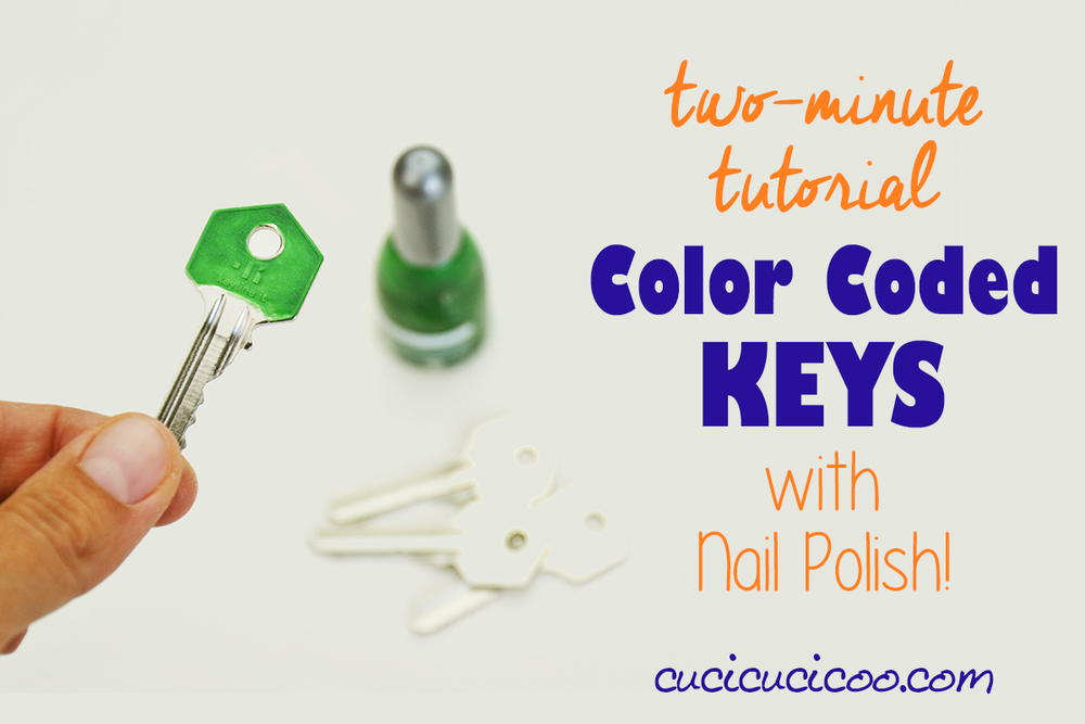 Quick color-coded keys | FaveCrafts.com